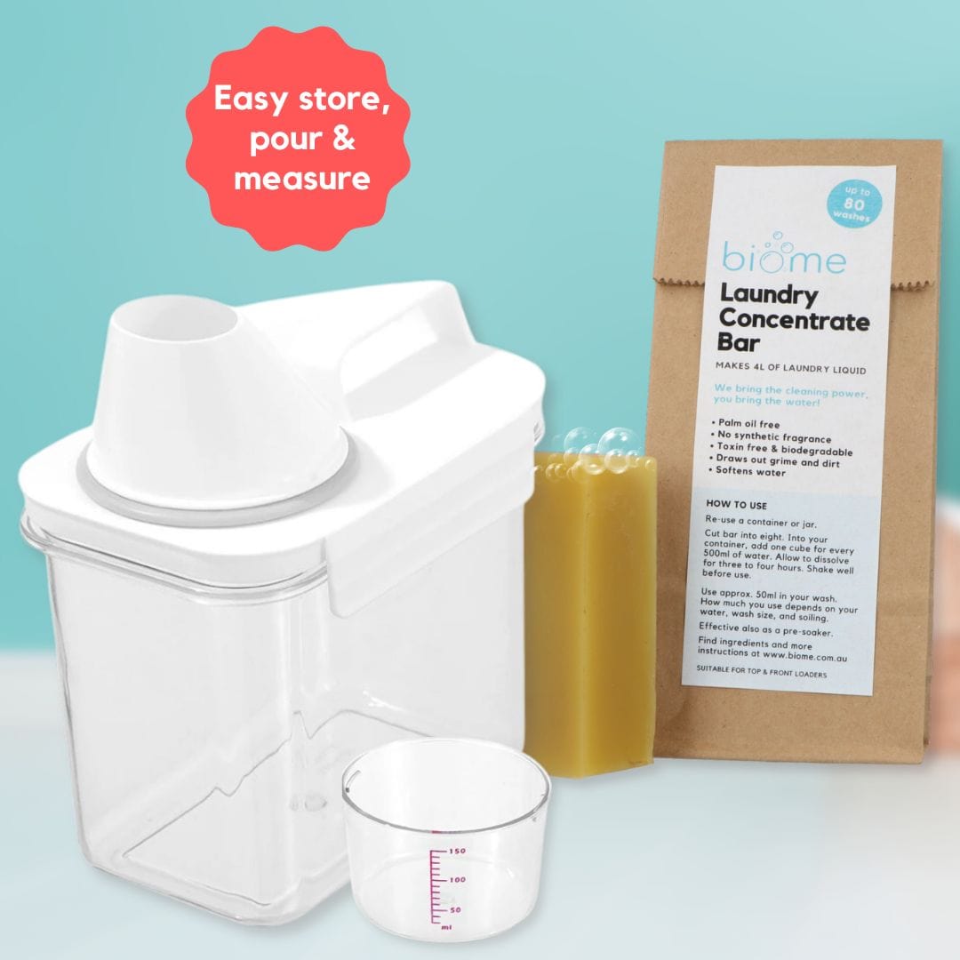 Buy Biome Laundry Concentrate Bar & Dispenser Container Bundle Online