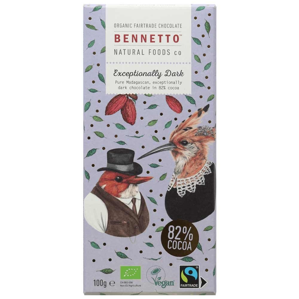 Buy Bennetto Organic Dark Chocolate 100g - Exceptionally Dark – Biome ...