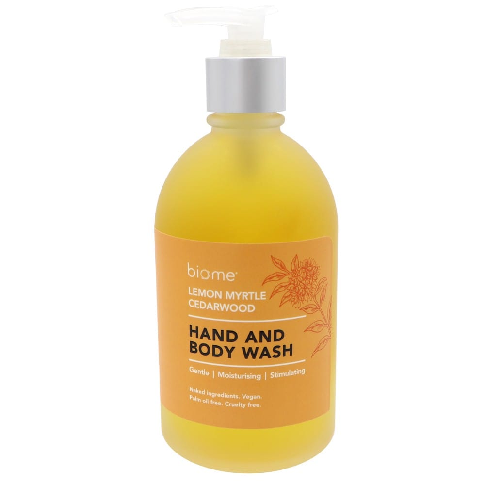 Buy Biome Hand & Body Wash 250ml in Glass Bottle - Lemon Myrtle ...