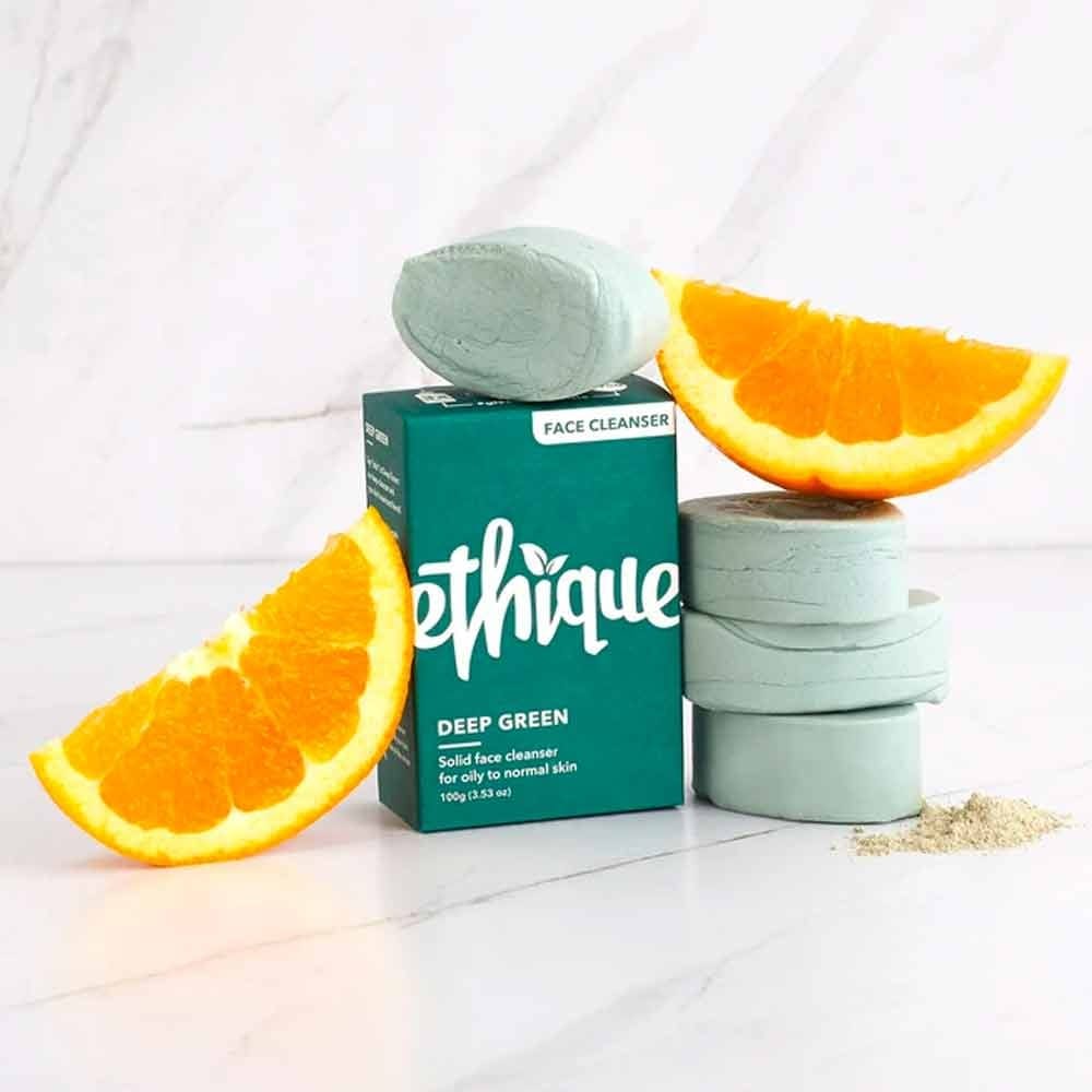 Buy ETHIQUE Solid Face Cleanser Bar 100g - Deep Green – Biome US Online