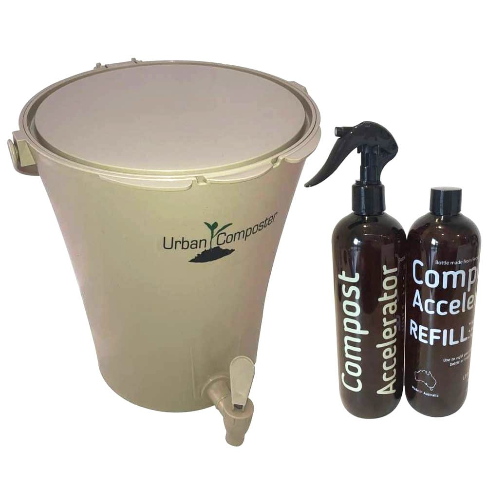 Buy Urban Composter Bokashi City Compost Starter Kit 7L - Natural ...